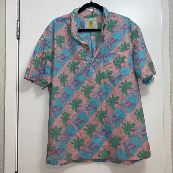 chubbies | Shirts | Chubbies Palm Tree Henley Shirt | Poshmark